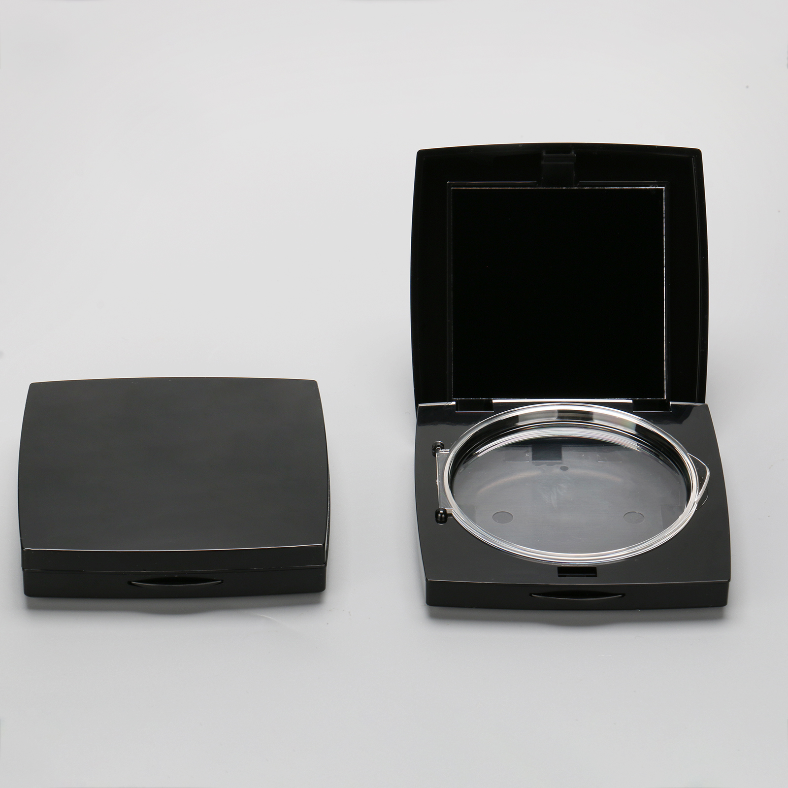 High End Plastic Powder Compact Case ABS Odm Black Color from China ...